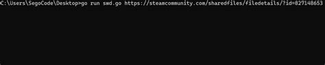 Github Segocode Swd ⏬ Simply Steam Workshop Downloader In Your Terminal