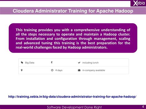 ppt cloudera administrator training for corporate in india xebia