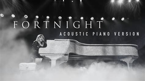 Fortnight Acoustic Piano Version Taylor Swift Ft Post Malone Youtube