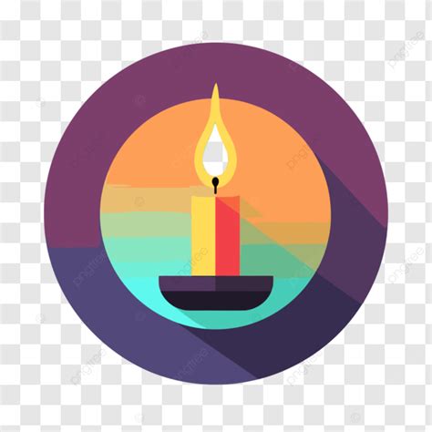 유동적인 색상 조합 스타일 벡터 흰색 배경에 있는 캔델의 단순한 다채로운 아이콘 그림자 없음 작은 프레임 중앙 Png 일러스트 및 벡터 에 대한 무료 다운로드
