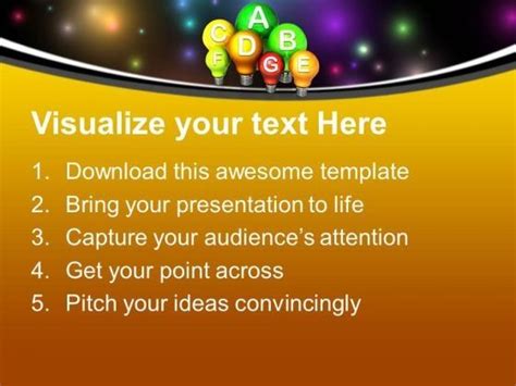 Energy Efficiency Concept Nature PowerPoint Templates Ppt Backgrounds For Slides 0113