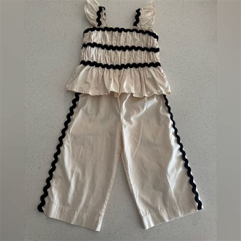 Zara Matching Sets Zara Girls Scalloped Set Poshmark