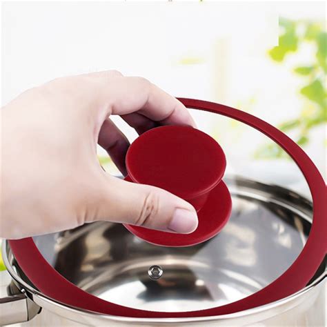 Pot Lid Knob Handle Universal Silicone Cookware Cover Knobs Casserole Kettle Cover Shopee