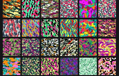 Pattern Pack Chromatic Camouflage By Megabyte Games