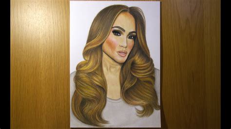 Drawing Jennifer Lopez Youtube