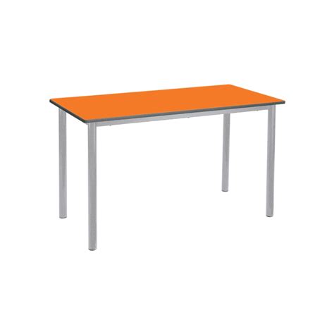 Rt45 Rectangular School Classroom Orange Table Desk 1200x600