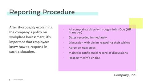 Workplace Harassment Prevention Trainingtemplate