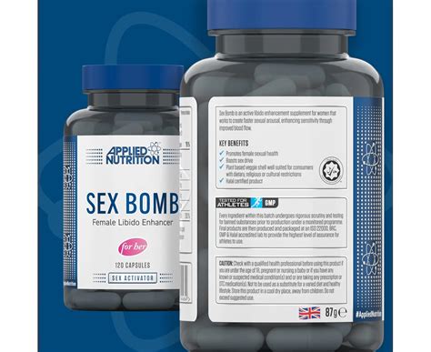 Applied Nutrition Sex Bomb Female Libido Enhancer For Her 120 Caps
