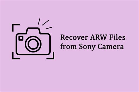 Recover ARW Files From A Sony Camera A Tested Guide
