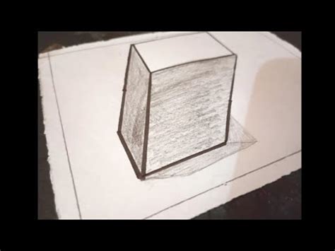 How To Draw Cube In D Easy Drawing Tutorial D Drawing Youtube