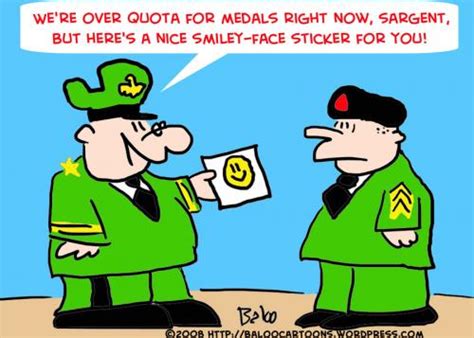 Army General Medals Smiley Face By Rmay Politics Cartoon Toonpool