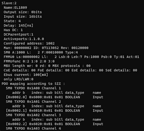 Beckoff Ek1100 Pdo Read · Issue 668 · Openethercatsociety Soem · Github