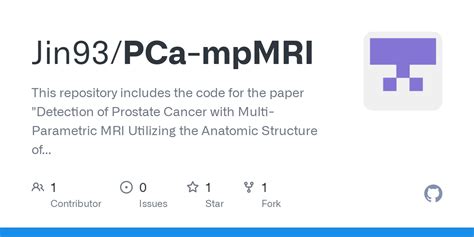 Github Jin93 Pca Mpmri This Repository Includes The Code For The Paper Detection Of Prostate