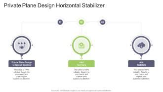 Private Plane Design Horizontal Stabilizer In Ppt Powerpoint Presentation Slide Templates Cpp