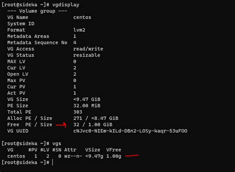 extend lvm root partition linux sys ops id