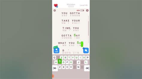 Cryptogram Level 46 Letters And Numbers Youtube