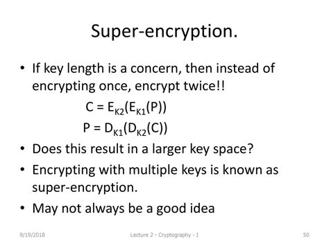 Lecture 2: Cryptography I - ppt download