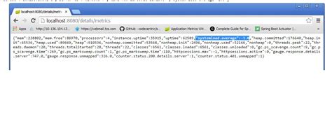 Java Spring Boot Actuator Metrics System Load Average Returning 1 Stack Overflow