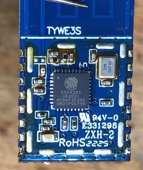 Alternative New Gpio Pinout Of Tywe3s Esp8285 Wifi Module Tasmota Elektroda