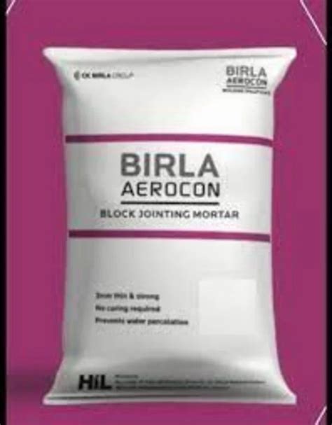 Aerocon Block Jointing Mortar Packaging Type Bag Packaging Size 40 Kg At ₹ 495 Bag In Mumbai