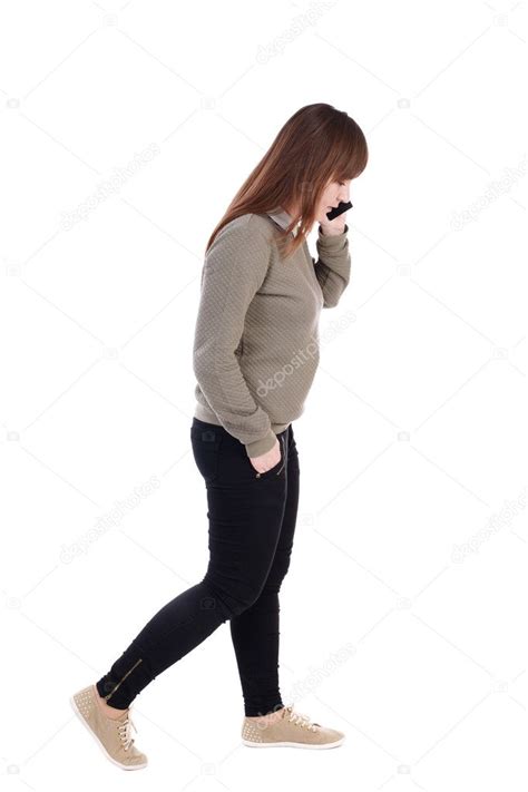 Girl Walking Side View