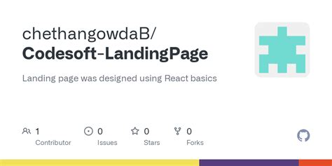 Github Chethangowdabcodesoft Landingpage Landing Page Was Designed