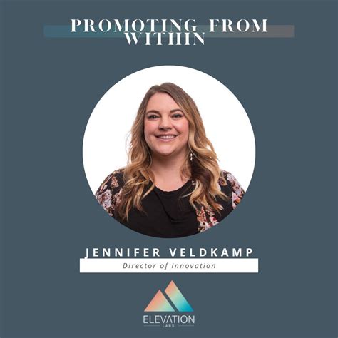 Elevation Labs On Linkedin We Are Pleased To Announce Another Promotion From Within To Jennifer