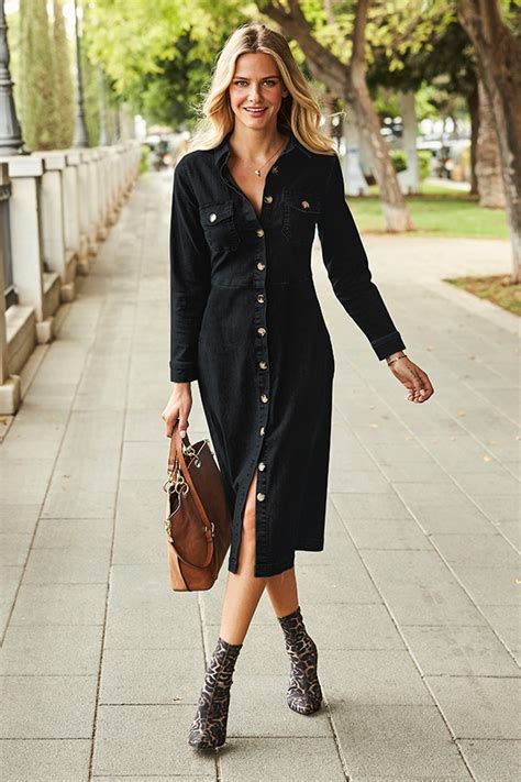 How To Wear Black Denim Dress At Kenneth Magee Blog