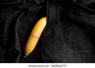 Sex Education Condom On Banana Concept Stock Photo 2402062777 Shutterstock