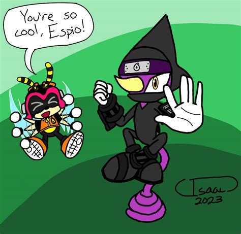 Ninja Espio And Charmy By Futabasaur On Deviantart