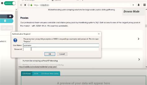 how to configure proxy settings on parsehub netnut