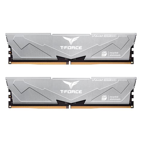 Vulcan Eco Ddr5 Desktop Memory Silver 32gb2x16gb 6000mhz Cl38 Teamgroup