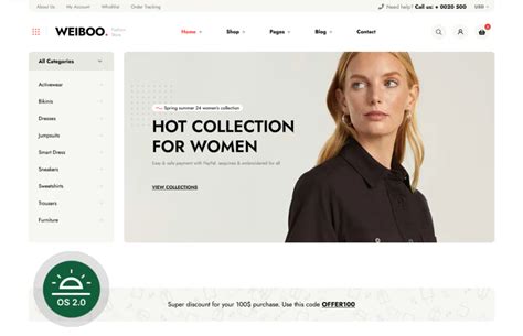 Weiboo Multipurpose Shopify Theme Themenvato