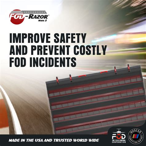 Speed Demands A Clean Track The Fod Razor Provides Unmatched Debris Removal Helping Maintain