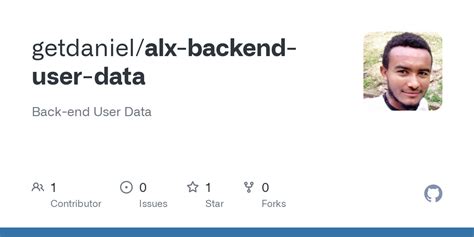 Github Getdanielalx Backend User Data Back End User Data