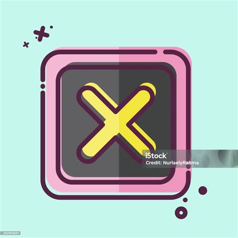 Icon Delete Button Related To Delete Symbol Mbe Style Simple Design
