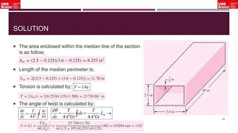 Lec5 Torsion Of Thin Walled Beams Pptx