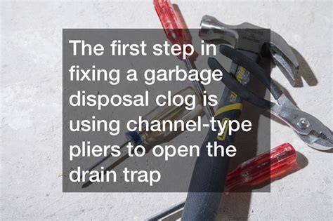 Fixing A Clog In A Commercial Garbage Disposal Freelance Weekly