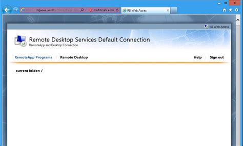 The Microsoft Platform Remote Desktop Web Access In Windows Server
