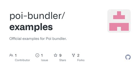 GitHub Poi Bundler Examples Official Examples For Poi Bundler