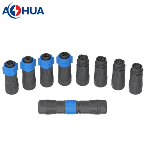 Ip68 Assembly Wire To Wire Connector 2 3 Pin Brass Copper Connector