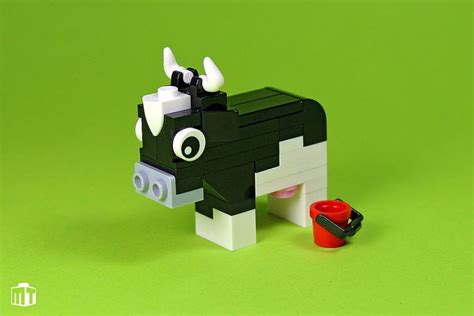 Milk Cow Lego Cow Moc Easy Lego Cow Lego Highland Cow