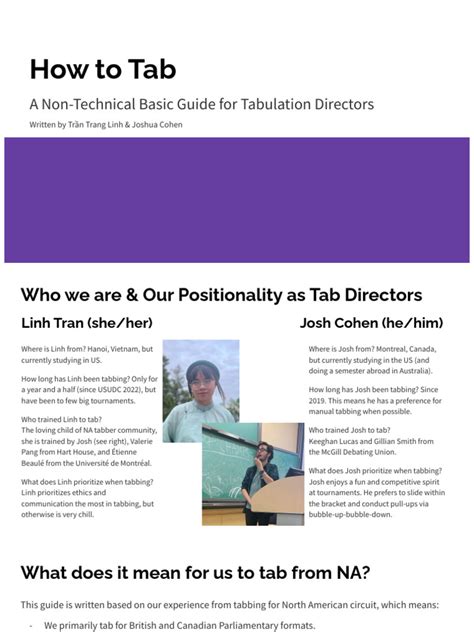 resource for bp tabulation pdf