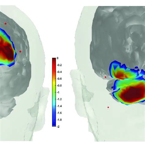 Left Fnirs Sensitivity Profile Where Sources Were Positioned At Af7