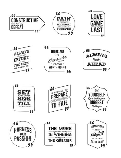 Premium Vector Typographic Quote Template Bubble Template Vector Big Set