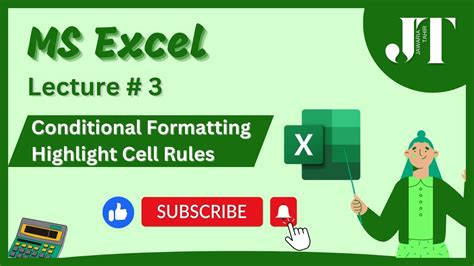 Ms Excel Beginners Lecture 3 Conditional Formatting Highlight Cell Rules Urduhindi