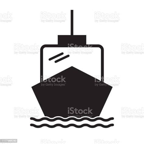 흰색 배경에 보트 아이콘 플랫 스타일 웹 사이트 디자인 로고 응용 프로그램 Ui에 대한 보트 아이콘을 배 배 보트 기호입니다