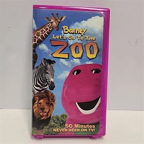Barney Lets Go To The Zoo Vhs 2001 1500 Picclick Ca