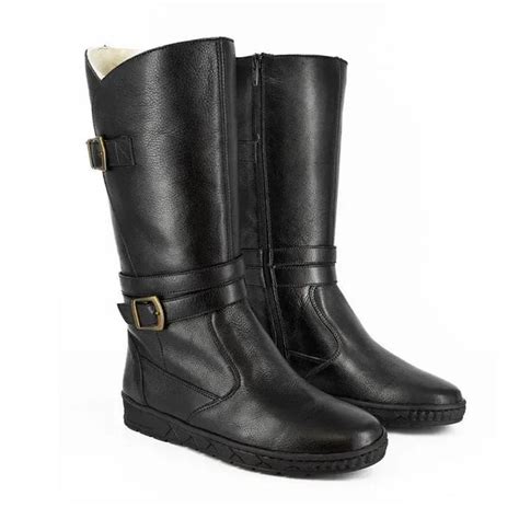 Tsonga Shakawe Military Leather Boot Black Shoe Box Online Store