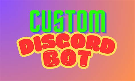 Develop A Custom Discord Bot For Your Server By Unseeyou Fiverr